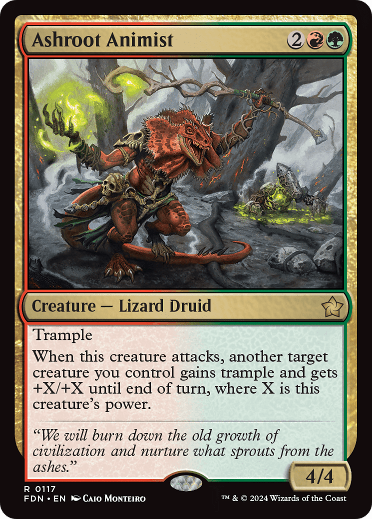 Ashroot Animist [Foundations] – Card Brawlers
