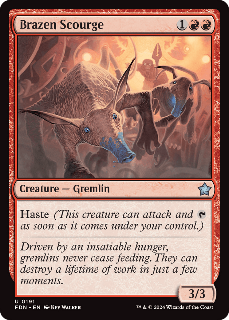 Brazen Scourge [Foundations] – Card Brawlers